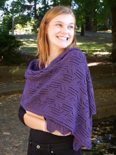 Trellis Vines Stole Poncho | PDXKnitterati