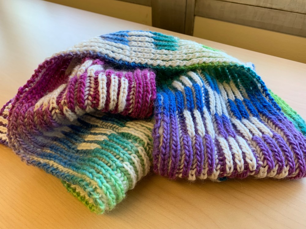 Yarn color dominance tutorial and Soldotna update | PDXKnitterati