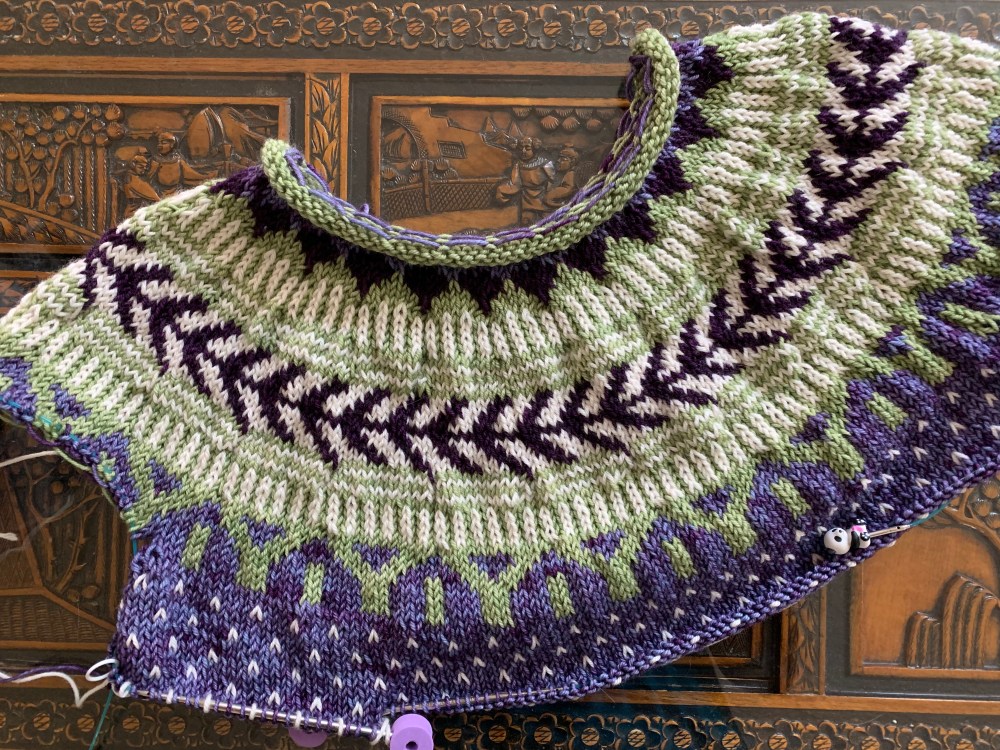 Yarn color dominance tutorial and Soldotna update | PDXKnitterati