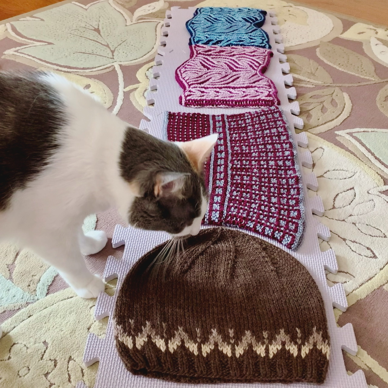 Gauge hat, free recipe pattern | PDXKnitterati