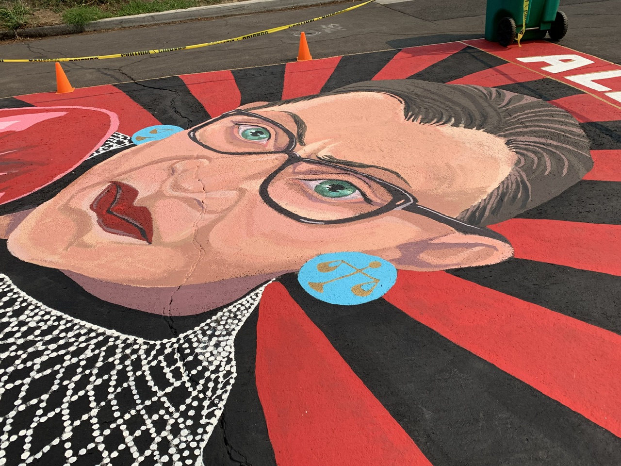RBG street mural refresh, encore | PDXKnitterati